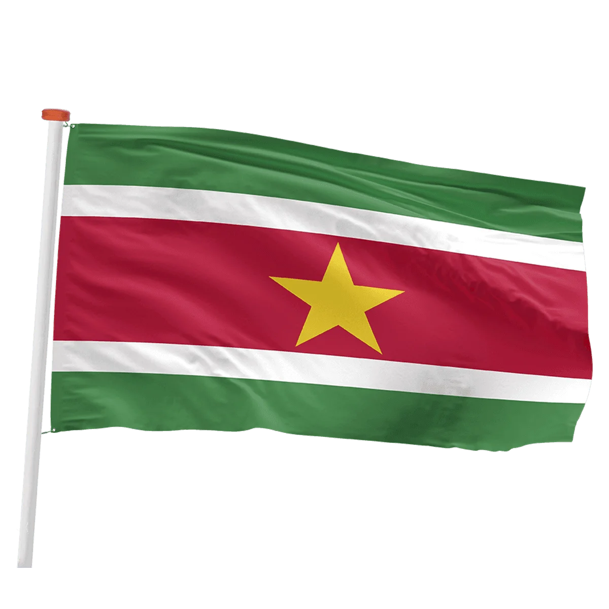 Surinaamse Vlag Suriname 1001 Vlaggen